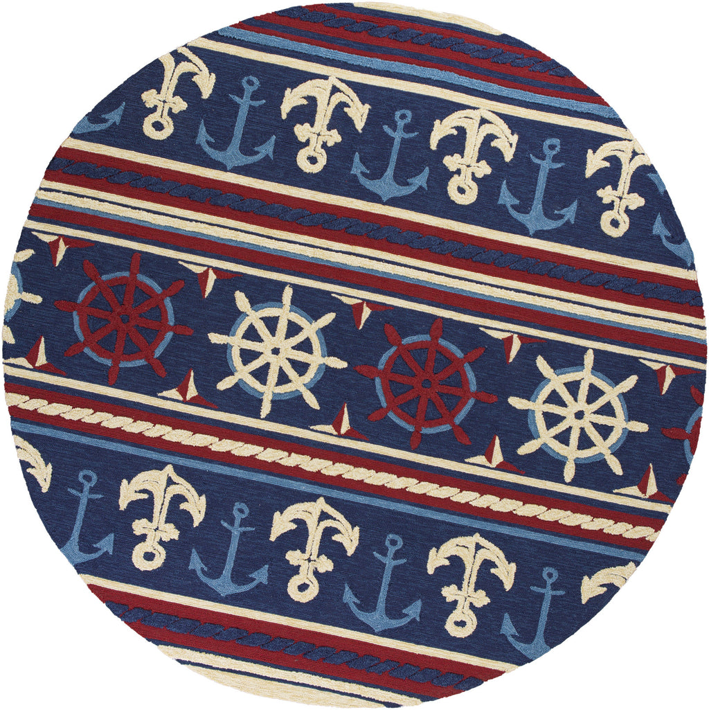 KAS Meridian 2531 Navy Nautical Area Rug – Incredible Rugs and Decor