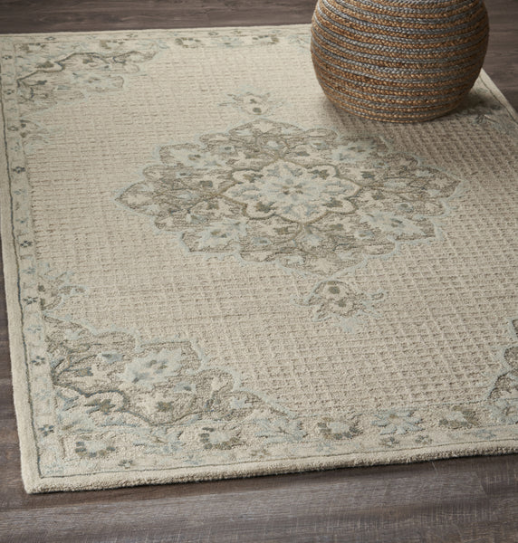 LR Resources Modern Traditions Ivory Medallion Area Rug – Incredible ...