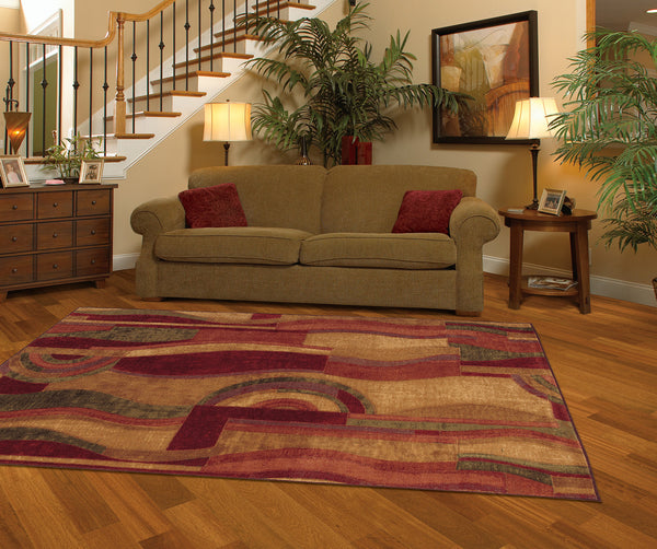 Mohawk Home New Wave Picasso Wine Area Rug – Incredible Rugs and Decor