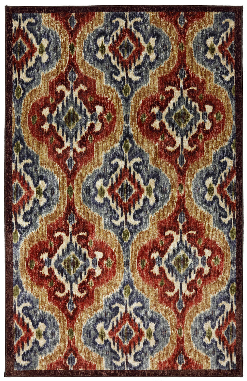 Mohawk Home New Wave Primary Ikat Area Rug – Incredible Rugs and Decor