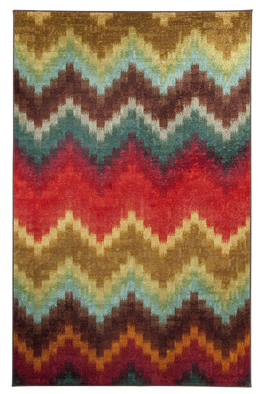 Mohawk Home Strata Painted Zig Zag Multi Area Rug – Incredible Rugs and ...