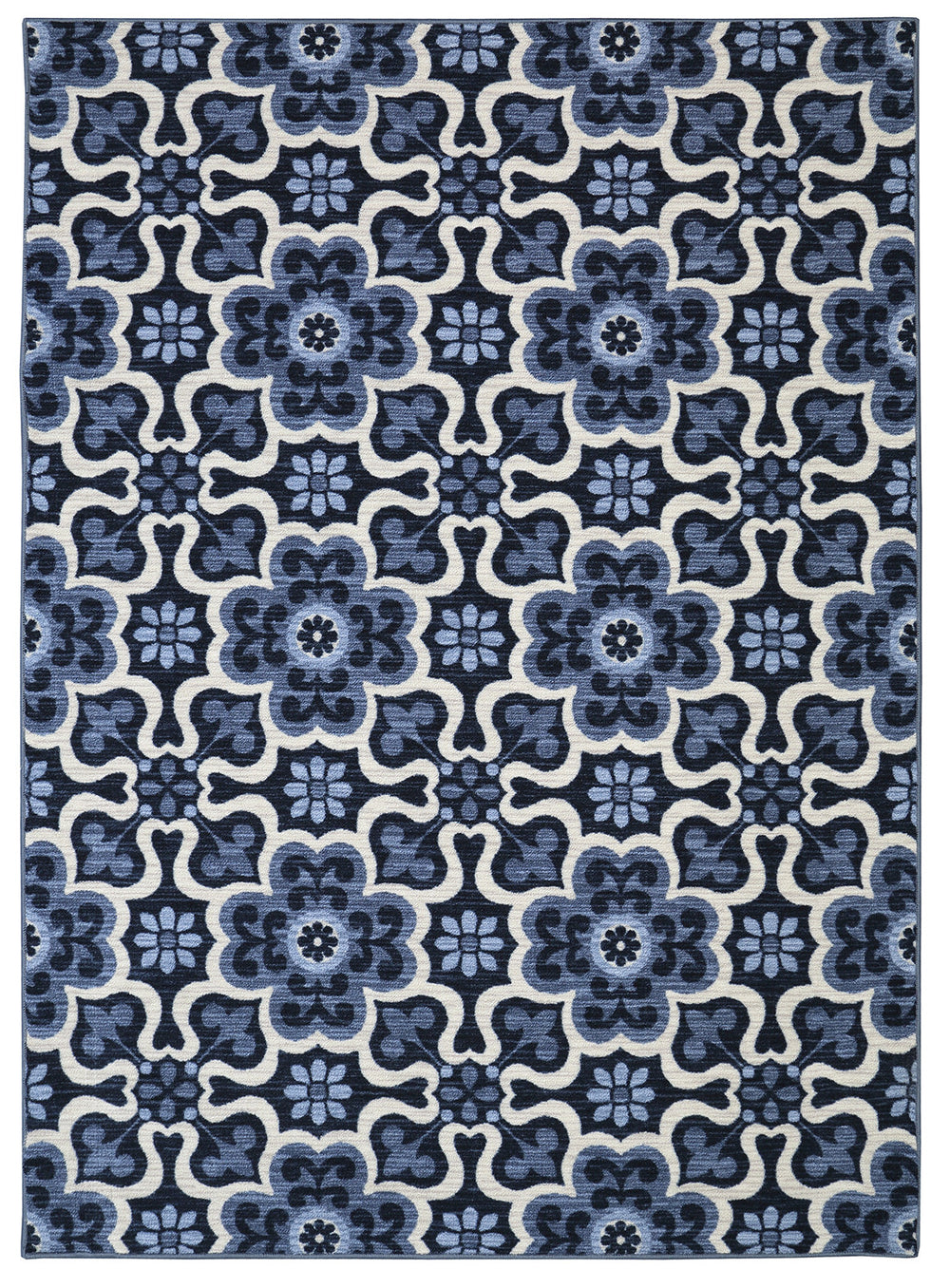 Mohawk Home Woodbridge Marjorelle Gardens Blue Area Rug – Incredible ...