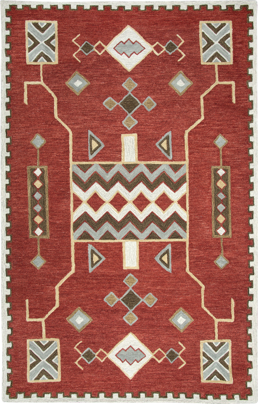 Rizzy Mesa MZ160B Red Area Rug – Incredible Rugs and Decor