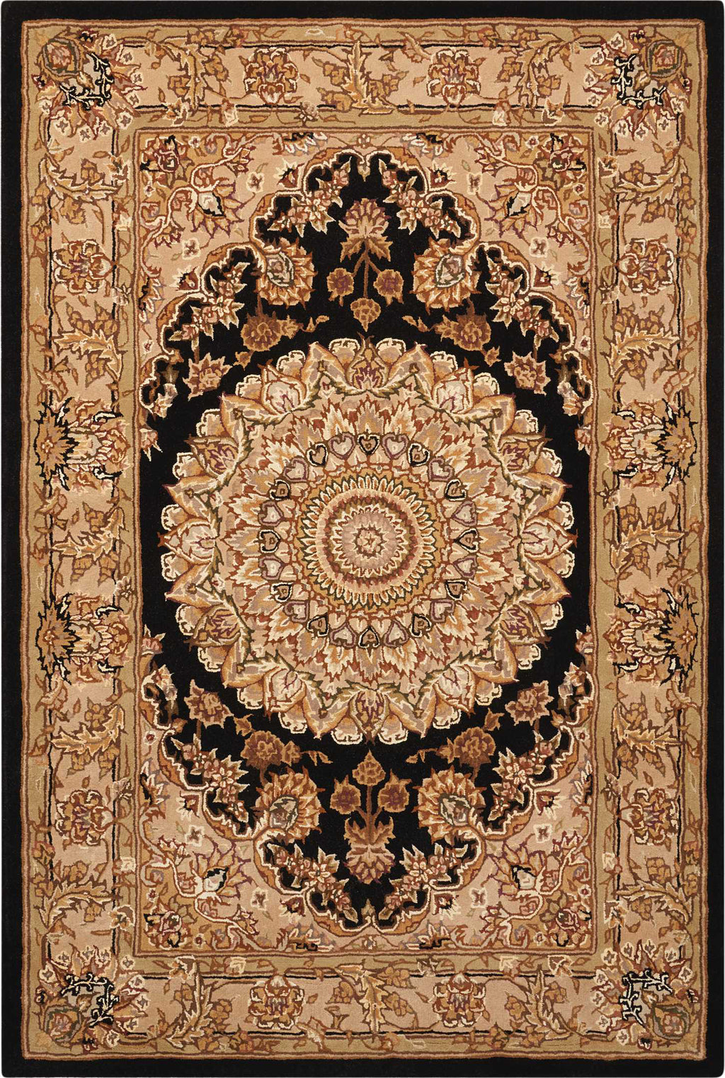 Nourison 2000 2233 Black Area Rug – Incredible Rugs and Decor