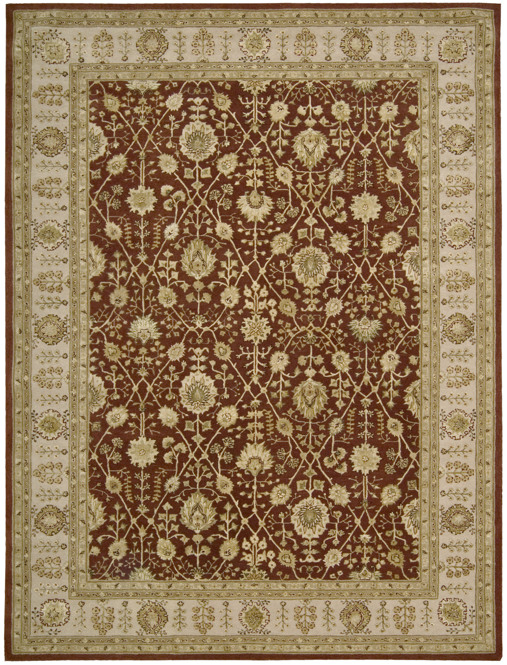 Nourison 3000 3102 Rust Area Rug – Incredible Rugs and Decor