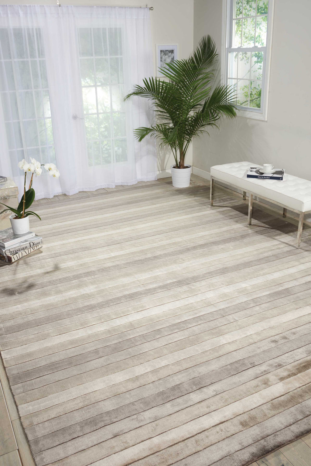 Nourison Aura AUR01 Silver Shadow Area Rug – Incredible Rugs and Decor