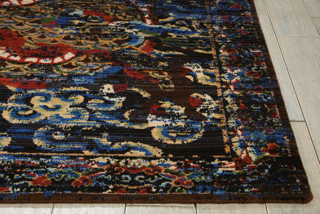 Nourison Dynasty DYN05 Empress Midnight Area Rug by Barclay Butera ...