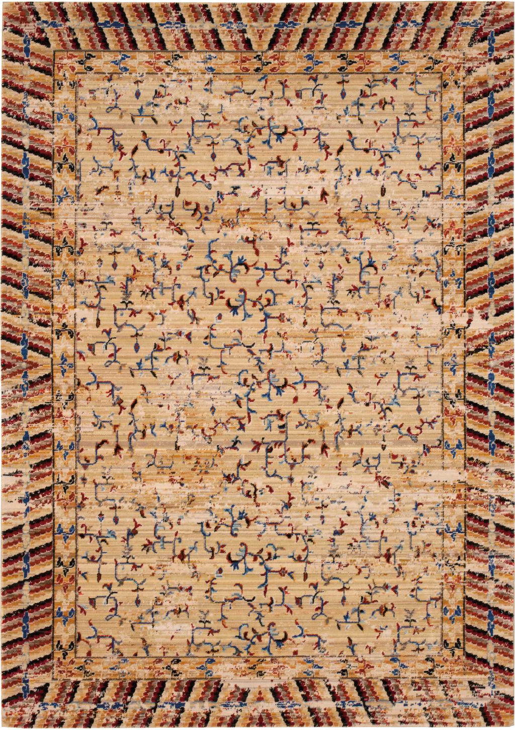 Nourison Dynasty DYN01 Lotus Ochre Area Rug by Barclay Butera ...