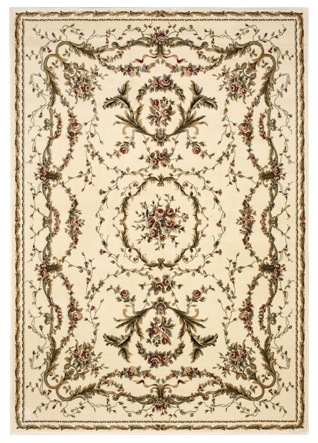 Nourison Bordeaux BOR01 Ivory Area Rug – Incredible Rugs and Decor