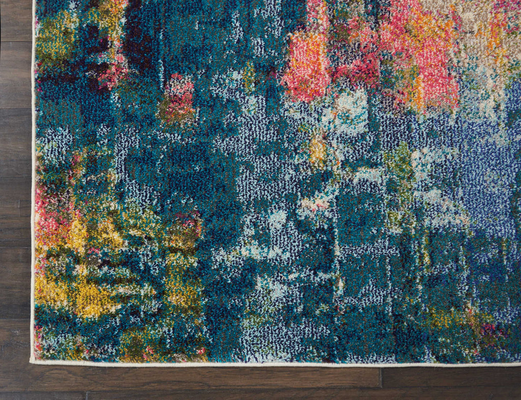 Nourison Celestial CES09 Blue/Yellow Area Rug – Incredible Rugs and Decor