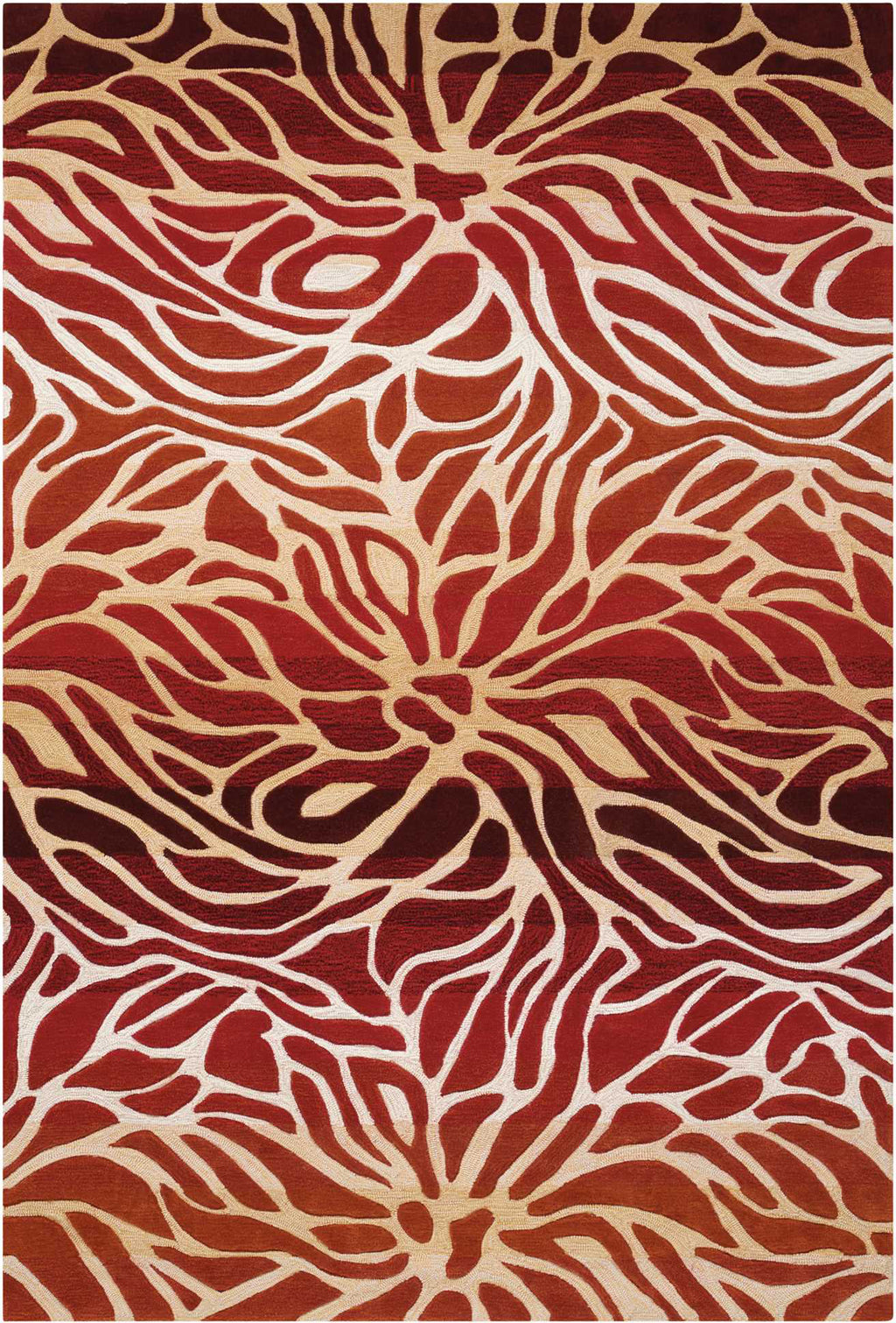 Nourison Contour CON25 Flame Area Rug – Incredible Rugs and Decor