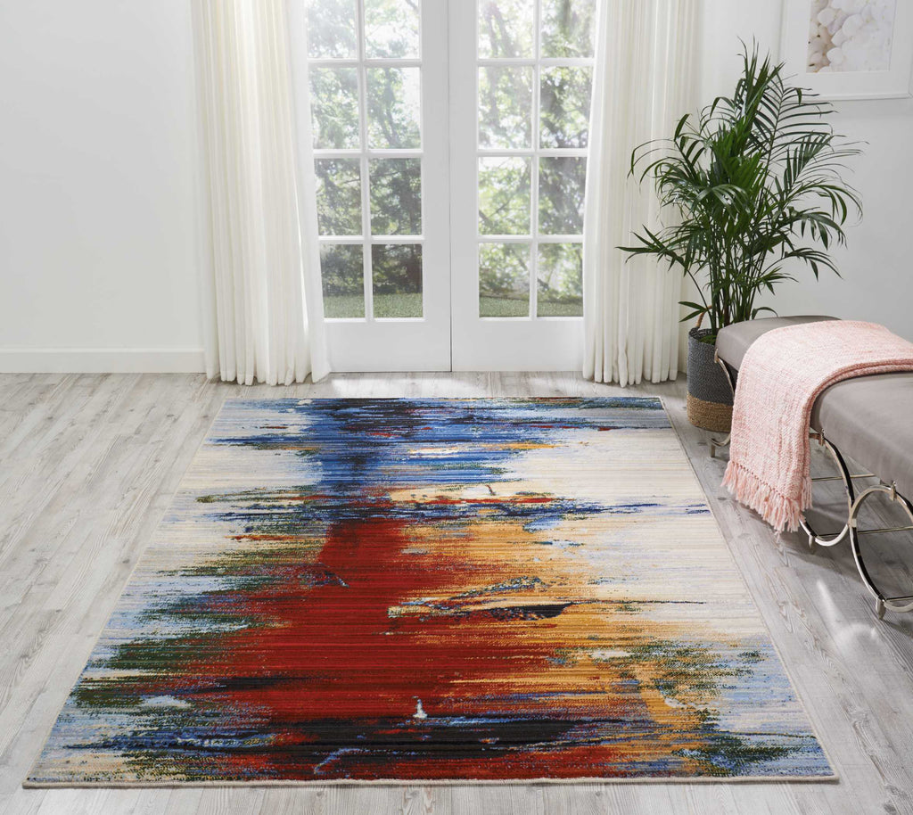 Nourison Chroma CRM05 Crimson Tide Area Rug – Incredible Rugs and Decor