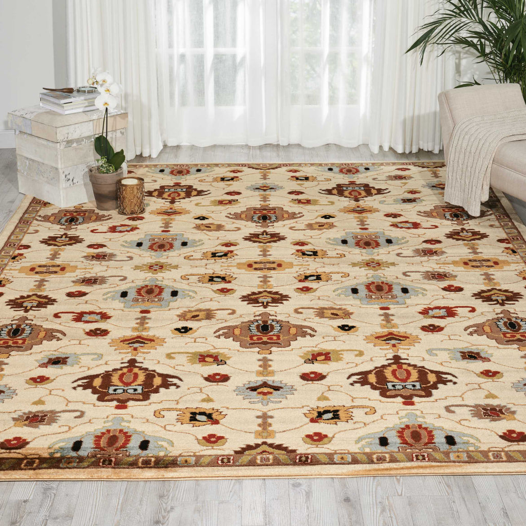 Nourison Delano DEL02 Ivory Area Rug – Incredible Rugs and Decor