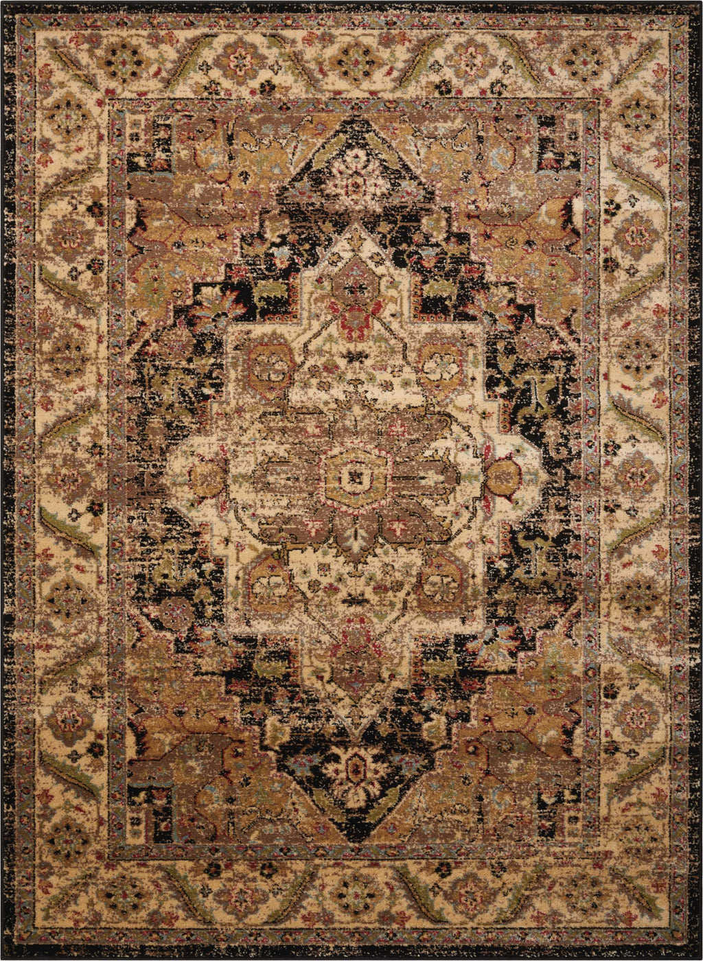 Nourison Delano DEL05 Black Area Rug – Incredible Rugs and Decor