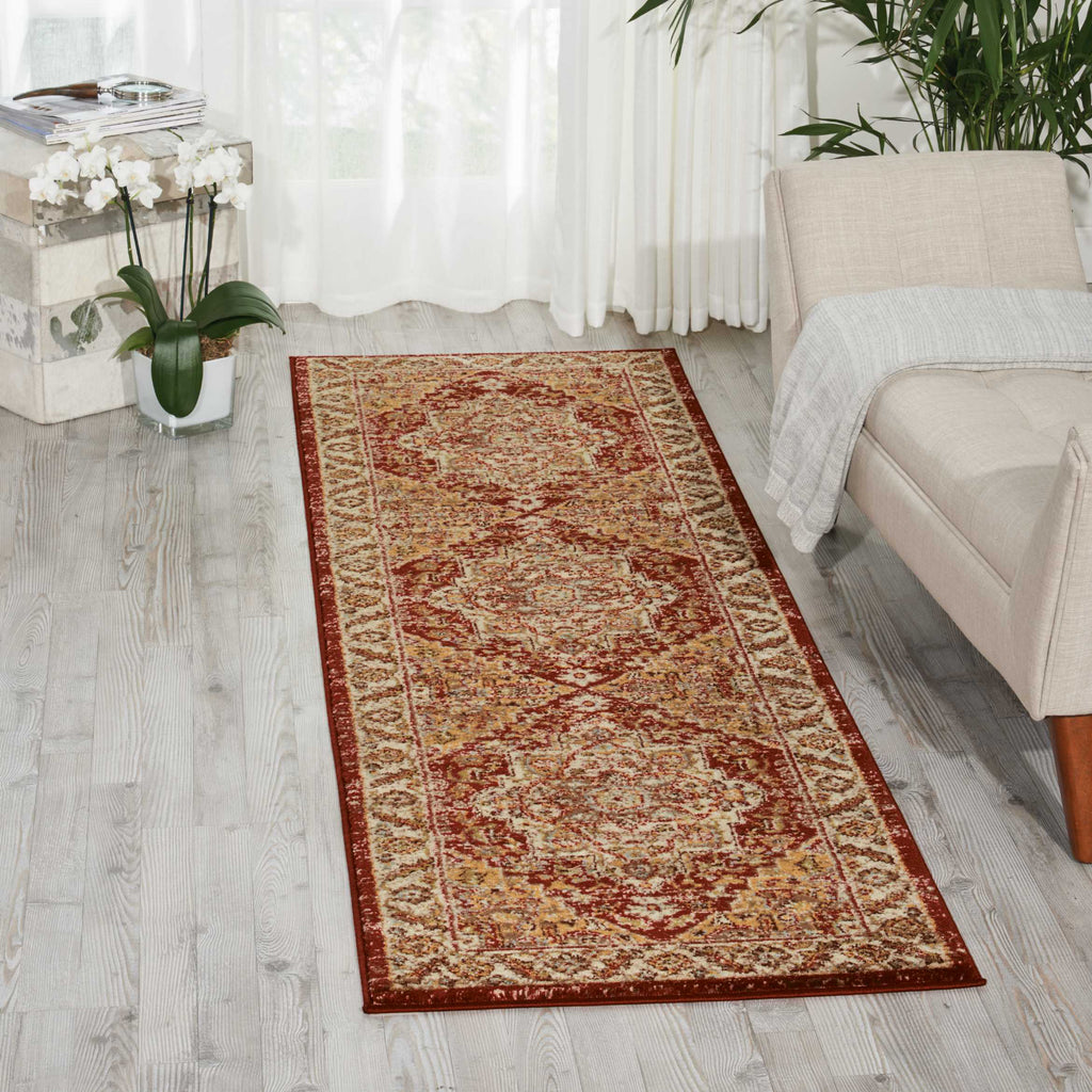 Nourison Delano DEL05 Brick Area Rug – Incredible Rugs and Decor
