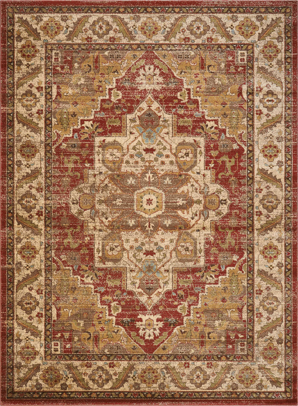 Nourison Delano DEL05 Brick Area Rug – Incredible Rugs and Decor