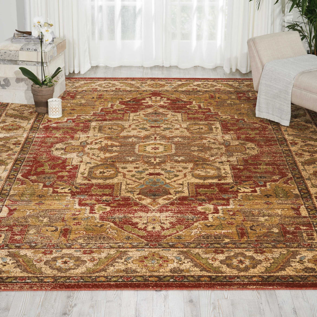Nourison Delano DEL05 Brick Area Rug – Incredible Rugs and Decor