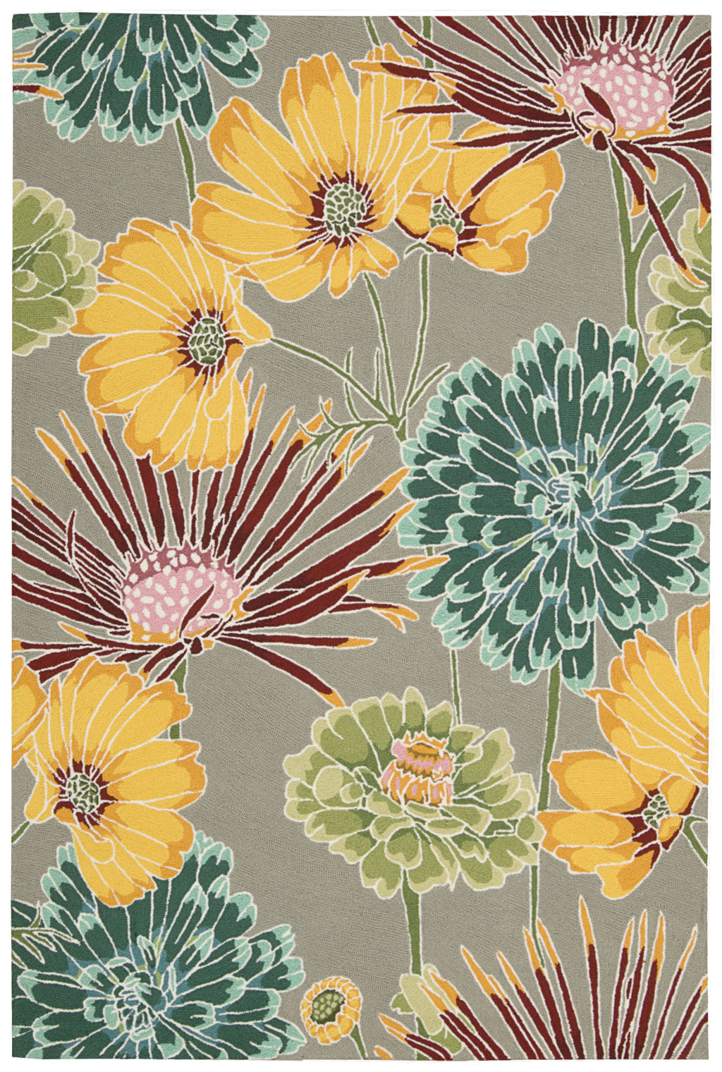 Nourison Fantasy FA26 Grey Area Rug – Incredible Rugs and Decor