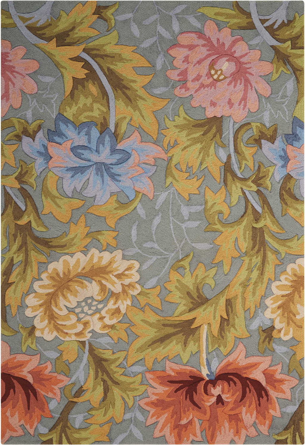 Nourison Fantasy FA22 Slate Area Rug – Incredible Rugs and Decor