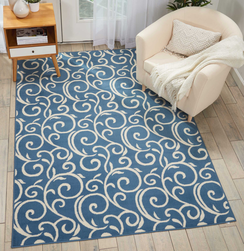 Nourison Grafix GRF19 Blue Area Rug – Incredible Rugs and Decor