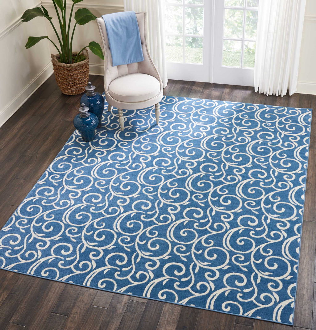 Nourison Grafix GRF19 Blue Area Rug – Incredible Rugs and Decor