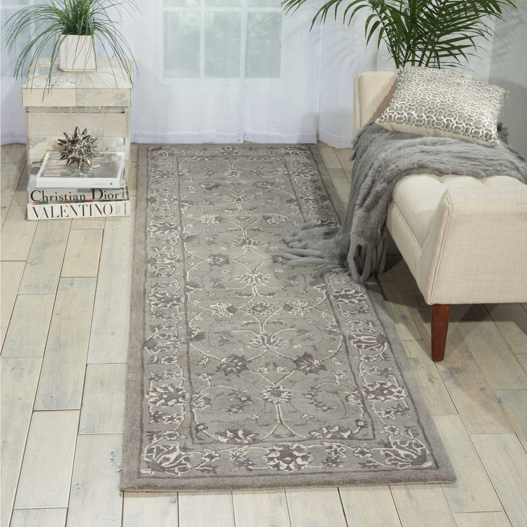 Nourison Heritage Hall HE29 Steel Area Rug – Incredible Rugs and Decor