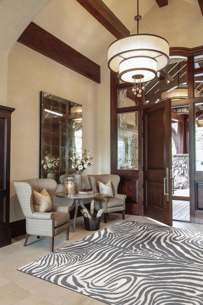 Nourison Madagascar MDG01 Graphite Area Rug by Barclay Butera ...