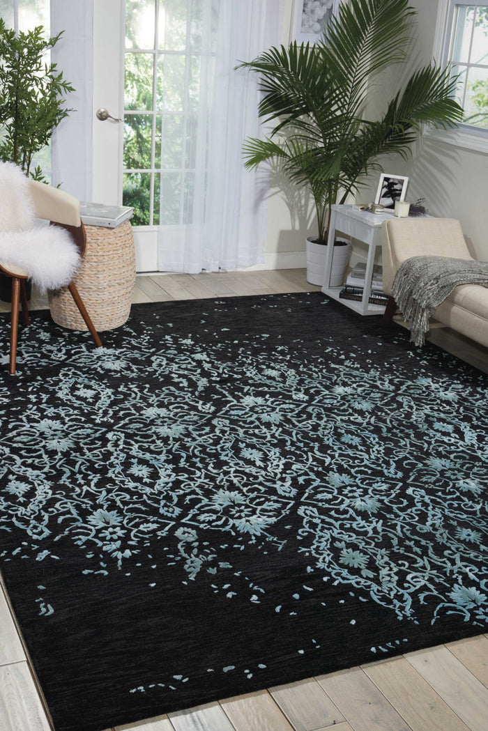 Nourison Opaline OPA06 Midnight Blue Area Rug – Incredible Rugs and Decor