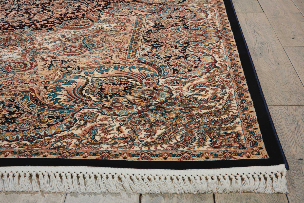 Nourison Persian Palace PPL02 Navy Area Rug – Incredible Rugs and Decor