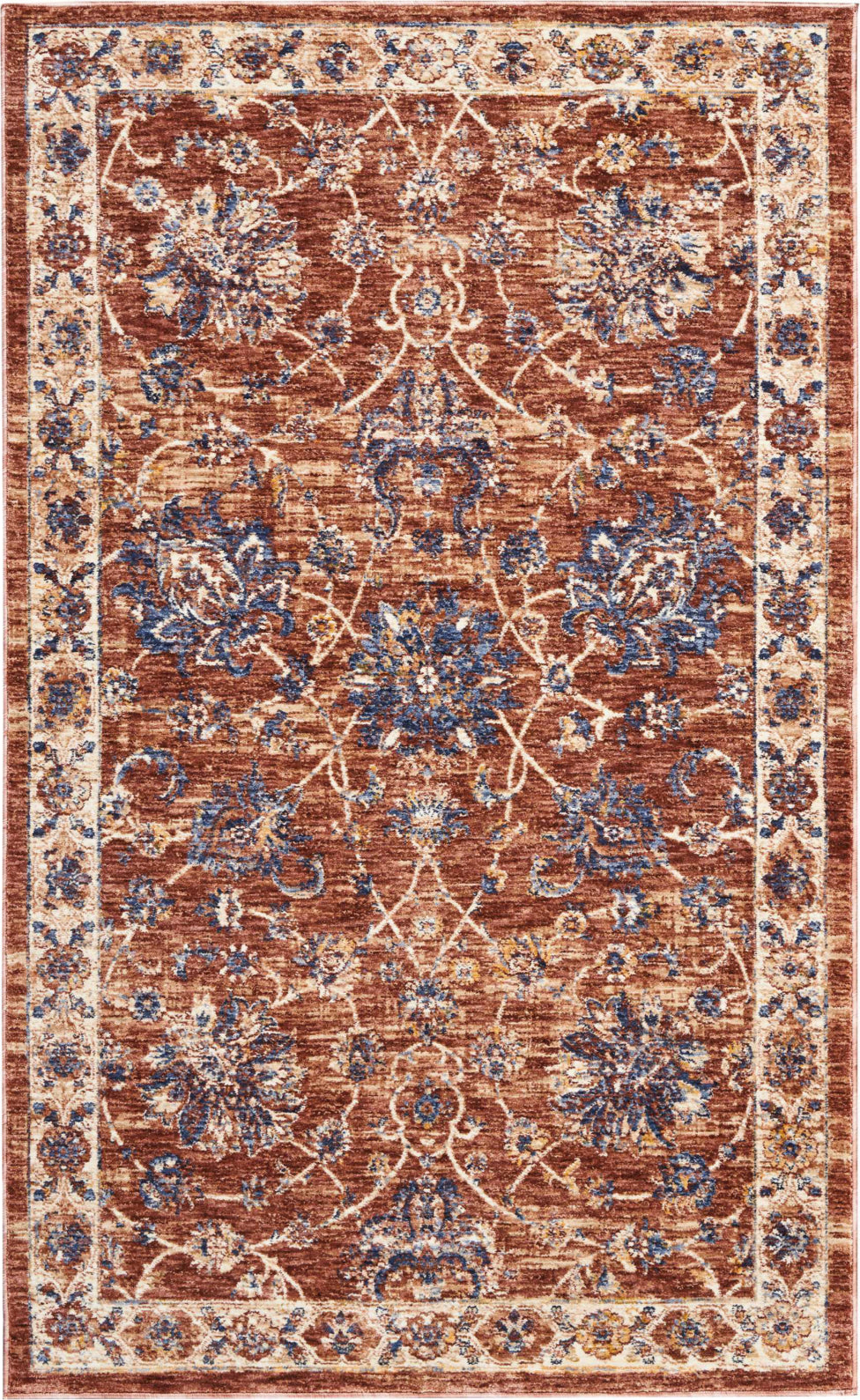 Nourison Reseda RES02 Brick Area Rug – Incredible Rugs and Decor