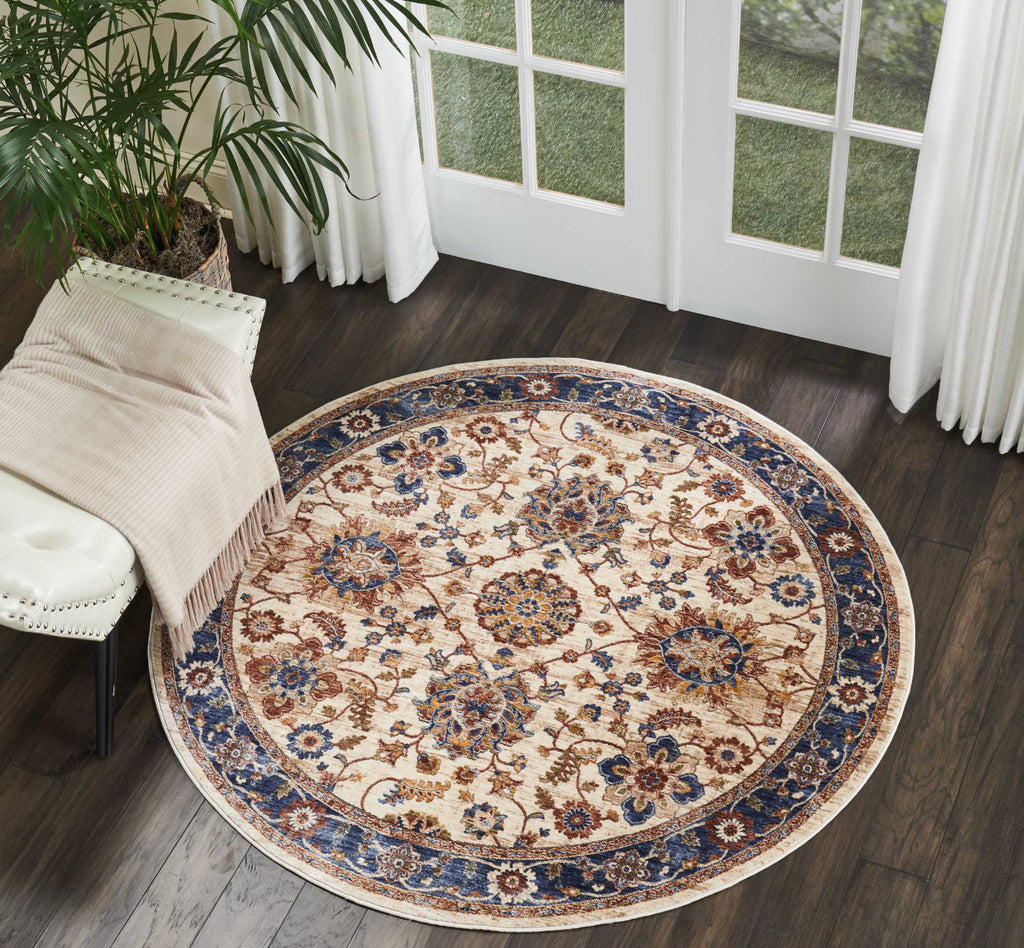 Nourison Reseda RES04 Cream Area Rug – Incredible Rugs and Decor