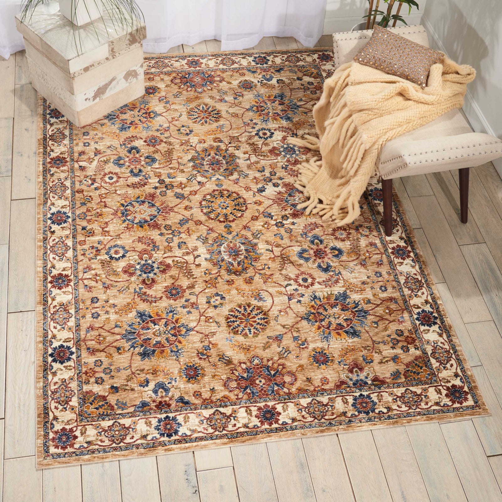 Nourison Reseda RES04 Natural Area Rug – Incredible Rugs and Decor