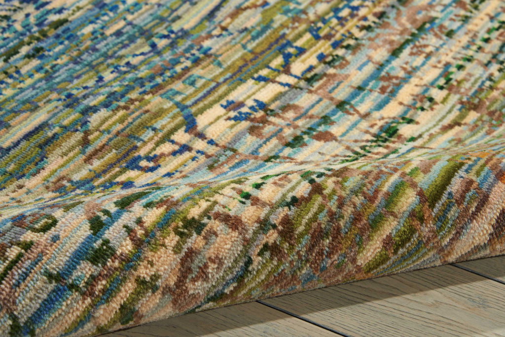 Nourison Rhapsody RH003 Beige Blue Area Rug – Incredible Rugs and Decor