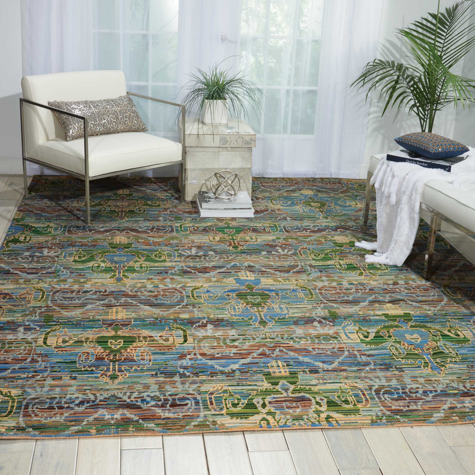 Nourison Rhapsody RH010 Seaglass Area Rug – Incredible Rugs and Decor