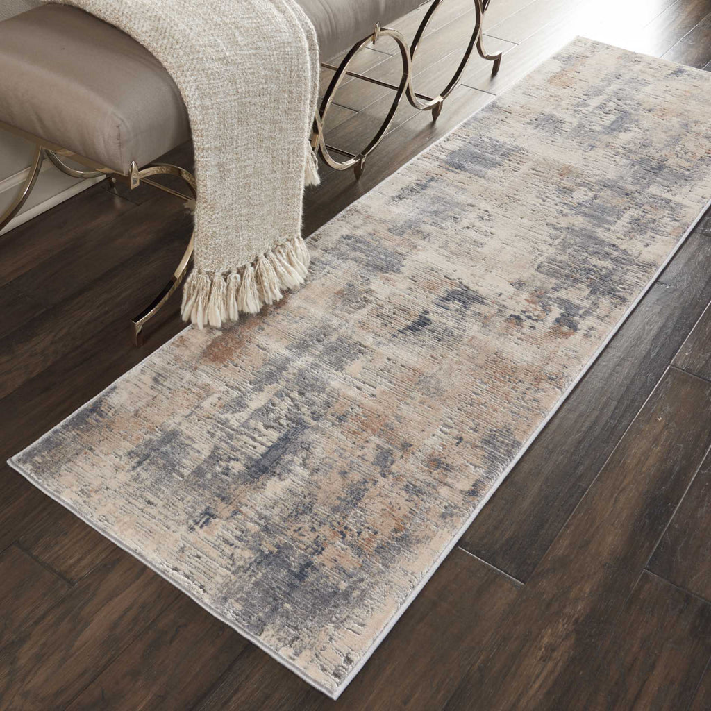 Nourison Rustic Textures RUS05 Beige/Grey Area Rug – Incredible Rugs ...