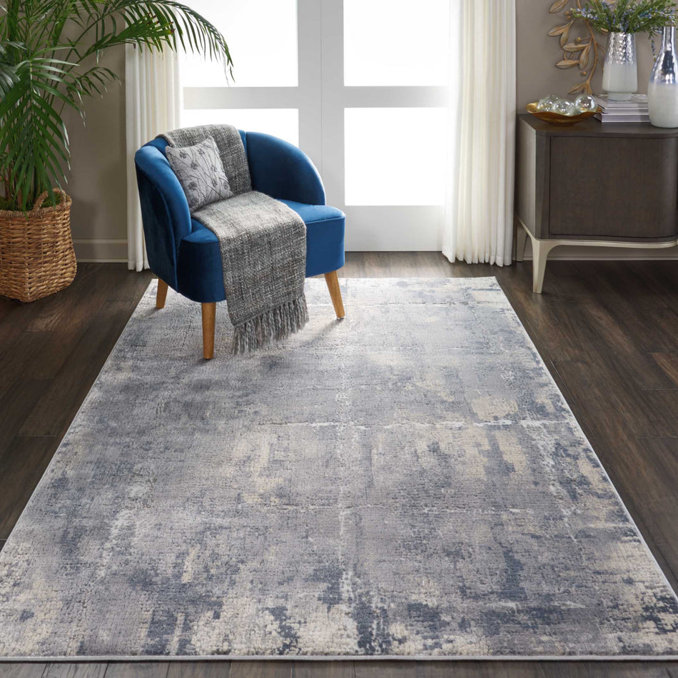 Nourison Rustic Textures RUS06 Grey/Beige Area Rug – Incredible Rugs ...