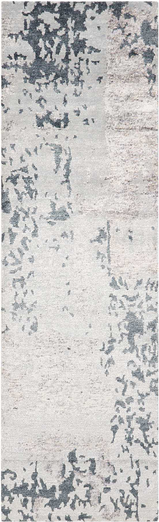 Nourison Silk Shadows SHA16 Silver Grey Area Rug – Incredible Rugs and ...