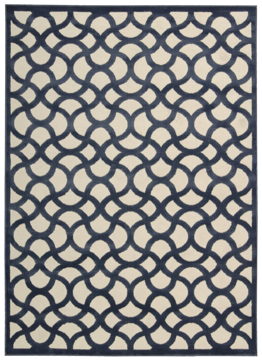 Nourison Ultima UL392 Ivory Blue Area Rug – Incredible Rugs and Decor