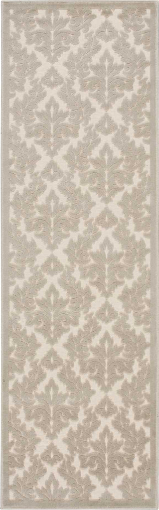 Nourison Ultima UL632 Ivory/Silver Area Rug – Incredible Rugs and Decor