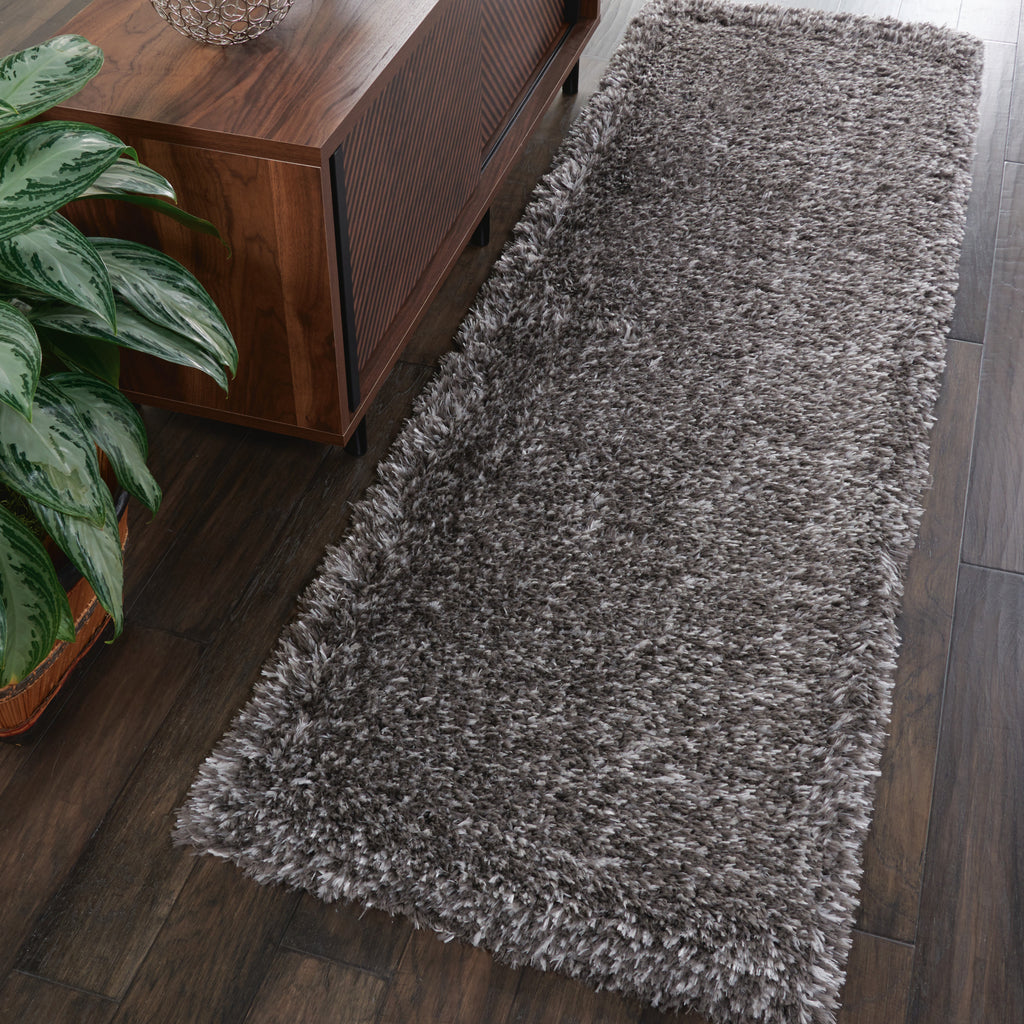Nourison Ultra Plush Shag ULP01 Charcoal Area Rug – Incredible Rugs and ...