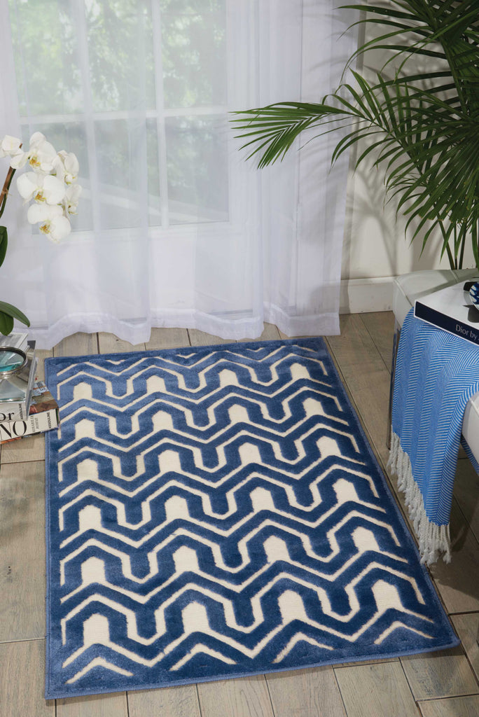 Nourison Ultima UL316 Ivory Blue Area Rug – Incredible Rugs and Decor