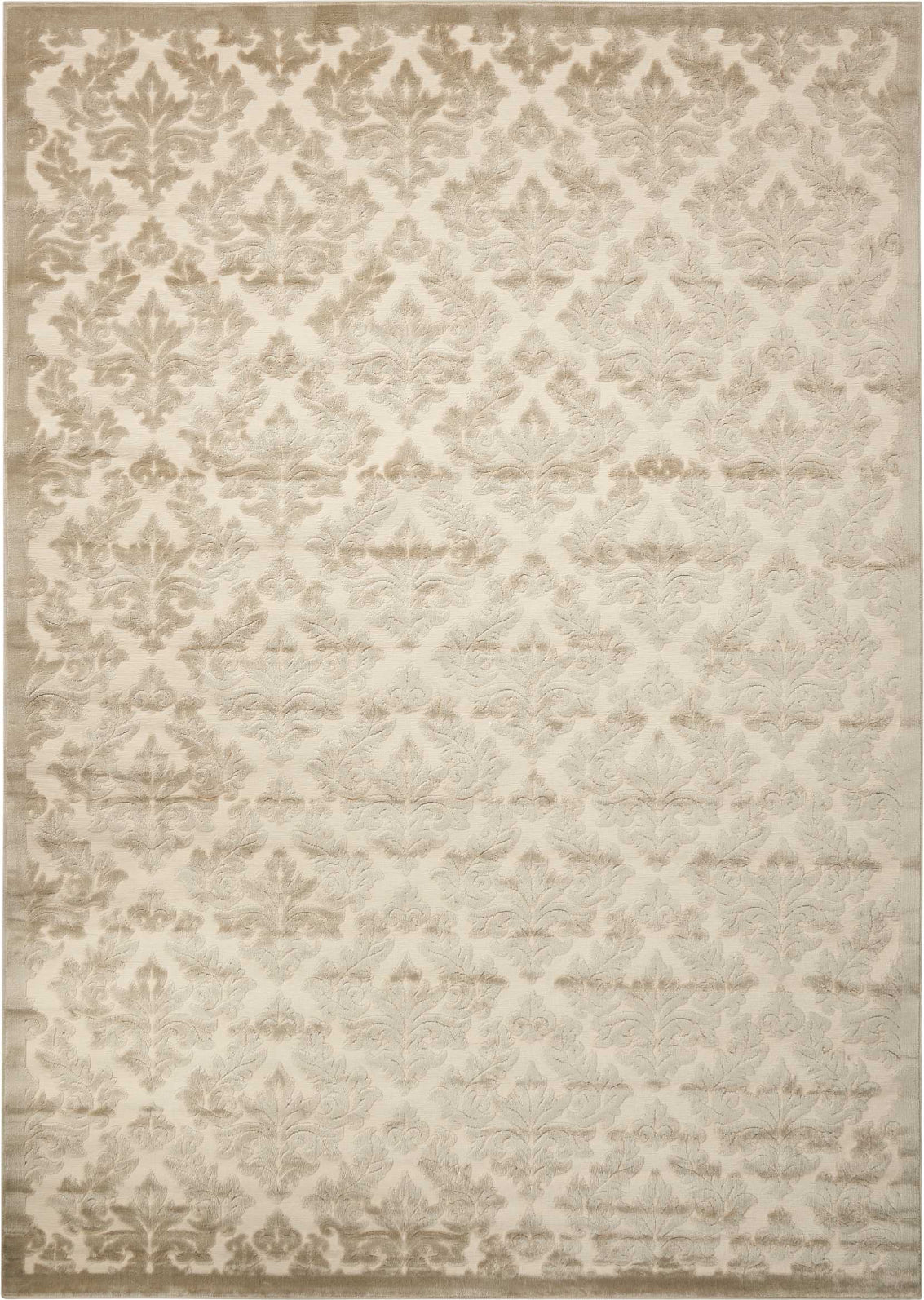 Nourison Ultima UL632 Ivory/Silver Area Rug – Incredible Rugs and Decor
