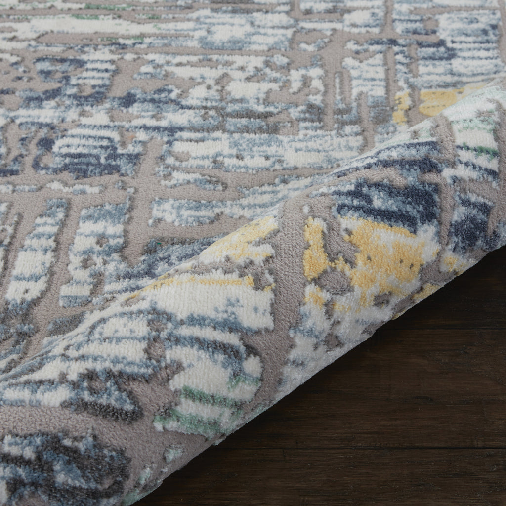 Nourison Urban Chic URC01 Grey/Multicolor Area Rug – Incredible Rugs ...