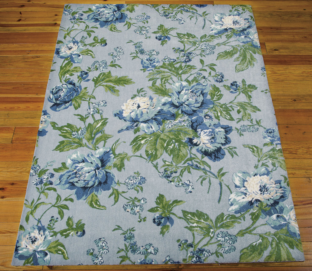 Nourison Artisanal Delight WAD01 Forever Yours Sky Area Rug by Waverly ...
