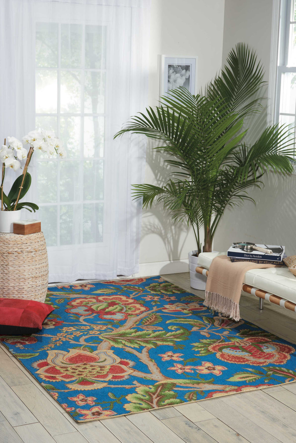 Nourison Global Awakening WGA01 Imperial Dress Sapphire Area Rug by ...