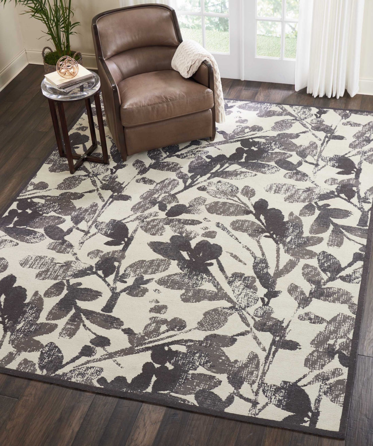 Nourison Vintage Lux WJC02 Graphite Area Rug by Waverly – Incredible ...