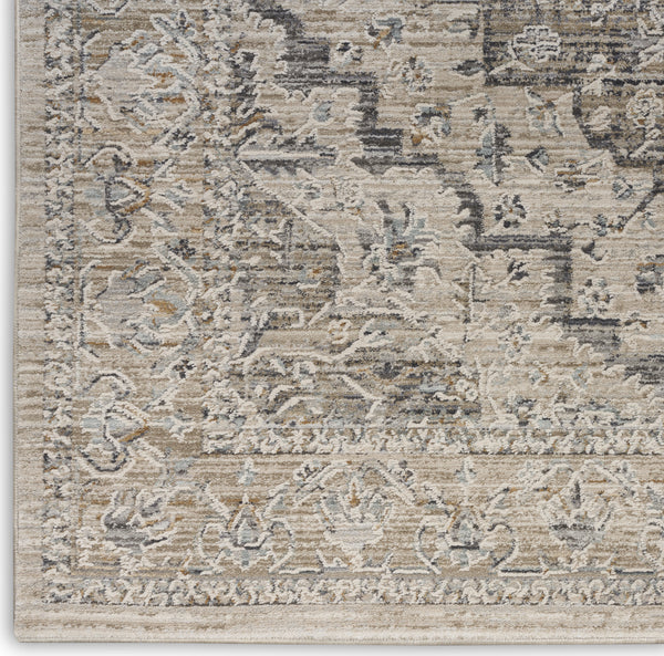 Nourison Nyle NYE04 Ivory Taupe Area Rug – Incredible Rugs and Decor
