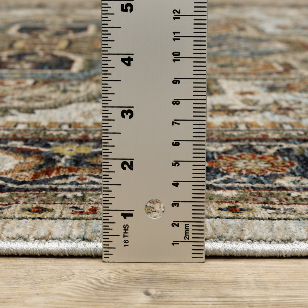 Oriental Weavers Aberdeen 1144W Ivory/Blue Area Rug – Incredible Rugs ...