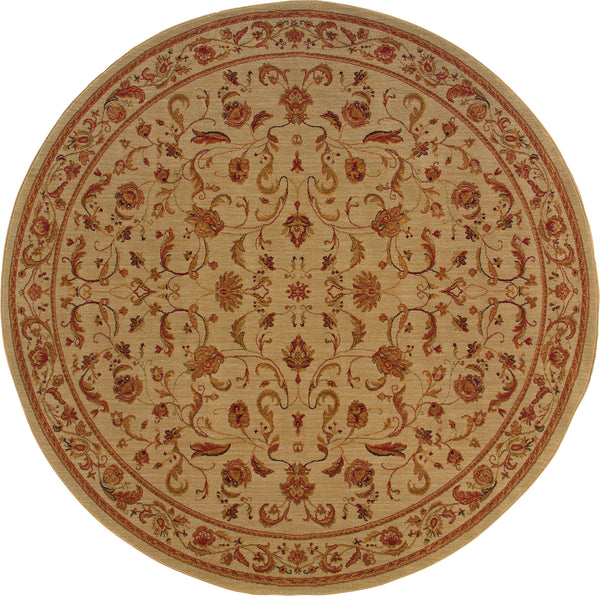 Oriental Weavers Allure 002A1 Beige/Red Area Rug – Incredible Rugs and ...