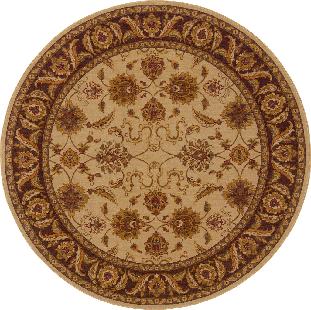 Oriental Weavers Allure 008F1 Beige/Brown Area Rug – Incredible Rugs ...
